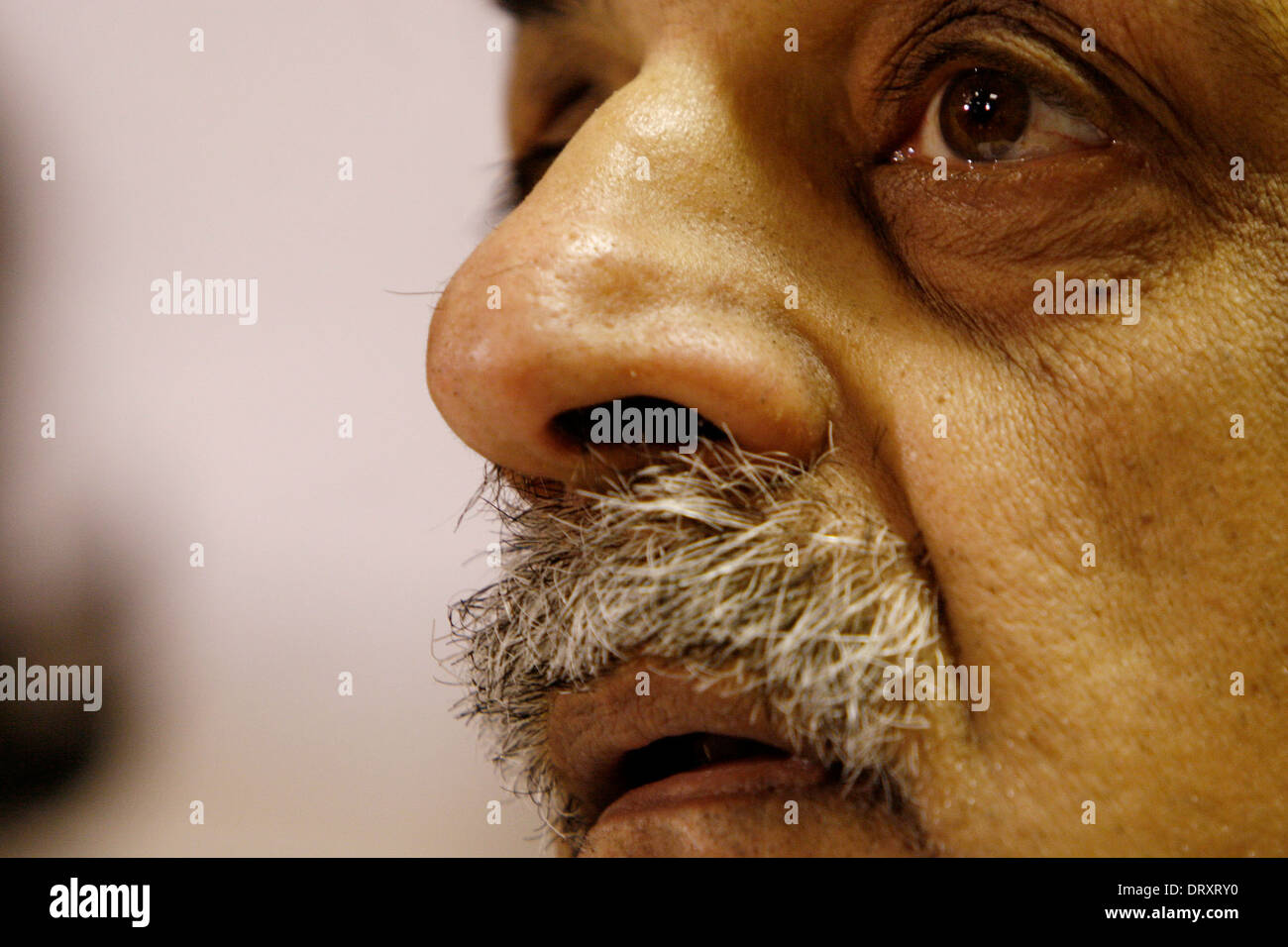 Author Tariq Ali at a unilateral Gaza press conference held at London ...
