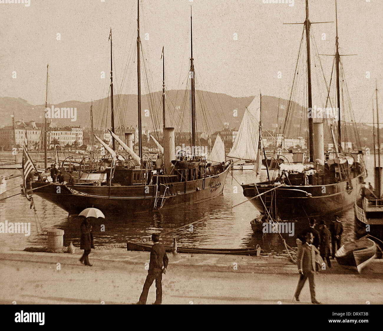 Cannes France pre-1900 Stock Photo - Alamy