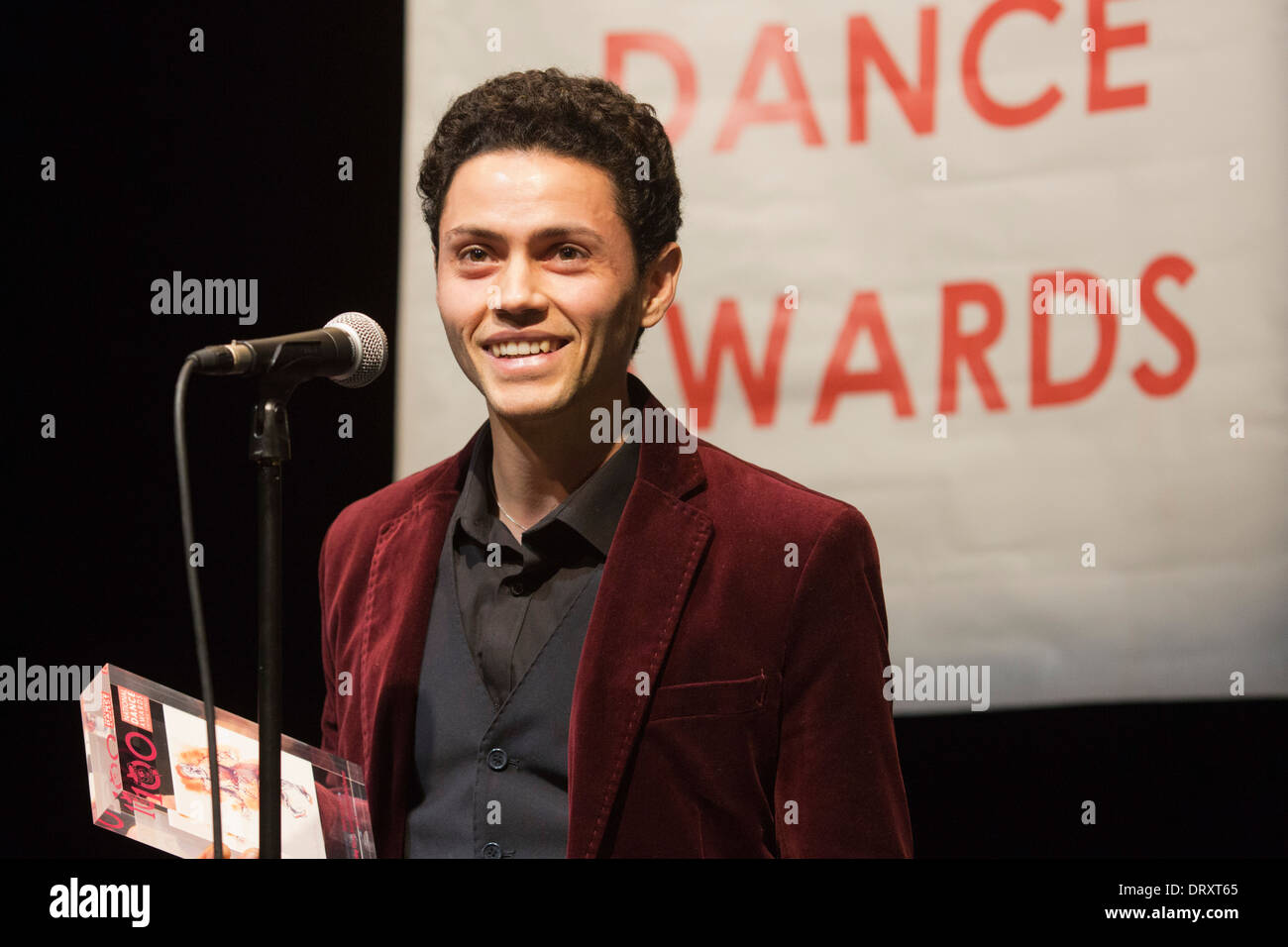 Critics' Circle National Dance Awards in London, Dancer Dane Hurst ...