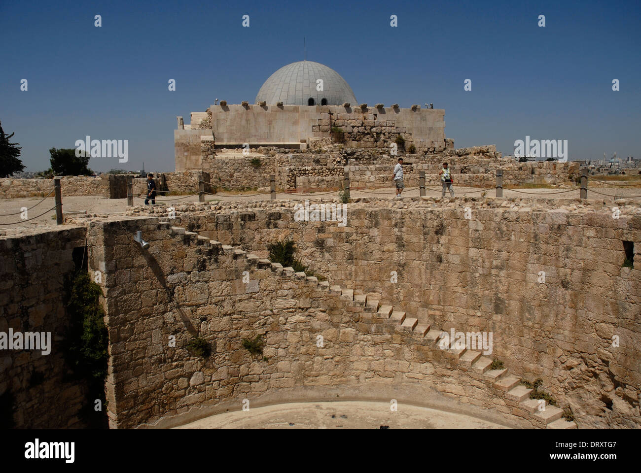 View of the Citadel, Amman, City, Jordan Stock Photo - Alamy