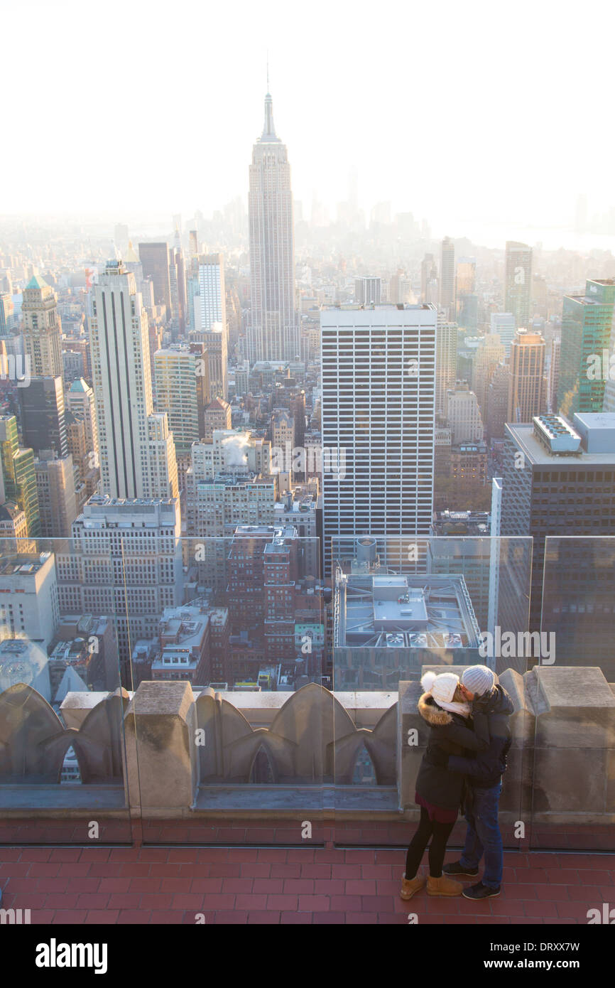 Top Of The Rock Rockefeller Center High Resolution Stock Photography ...