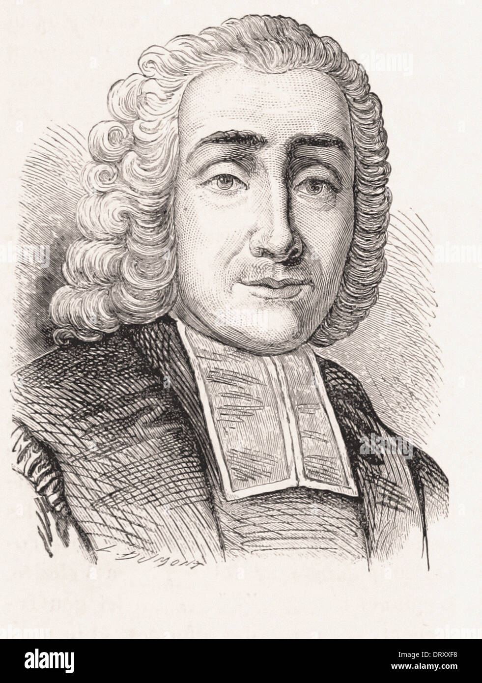 Portrait of Le Chancelier Maupeou- French engraving XIX th century ...