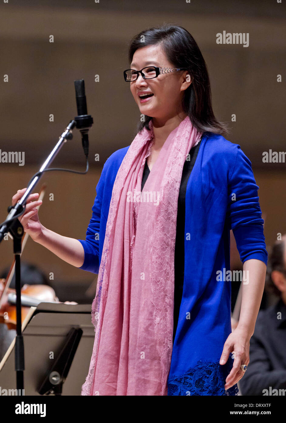Toronto, Canada. 3rd Feb, 2014. Chinese singer Song Zuying performs ...