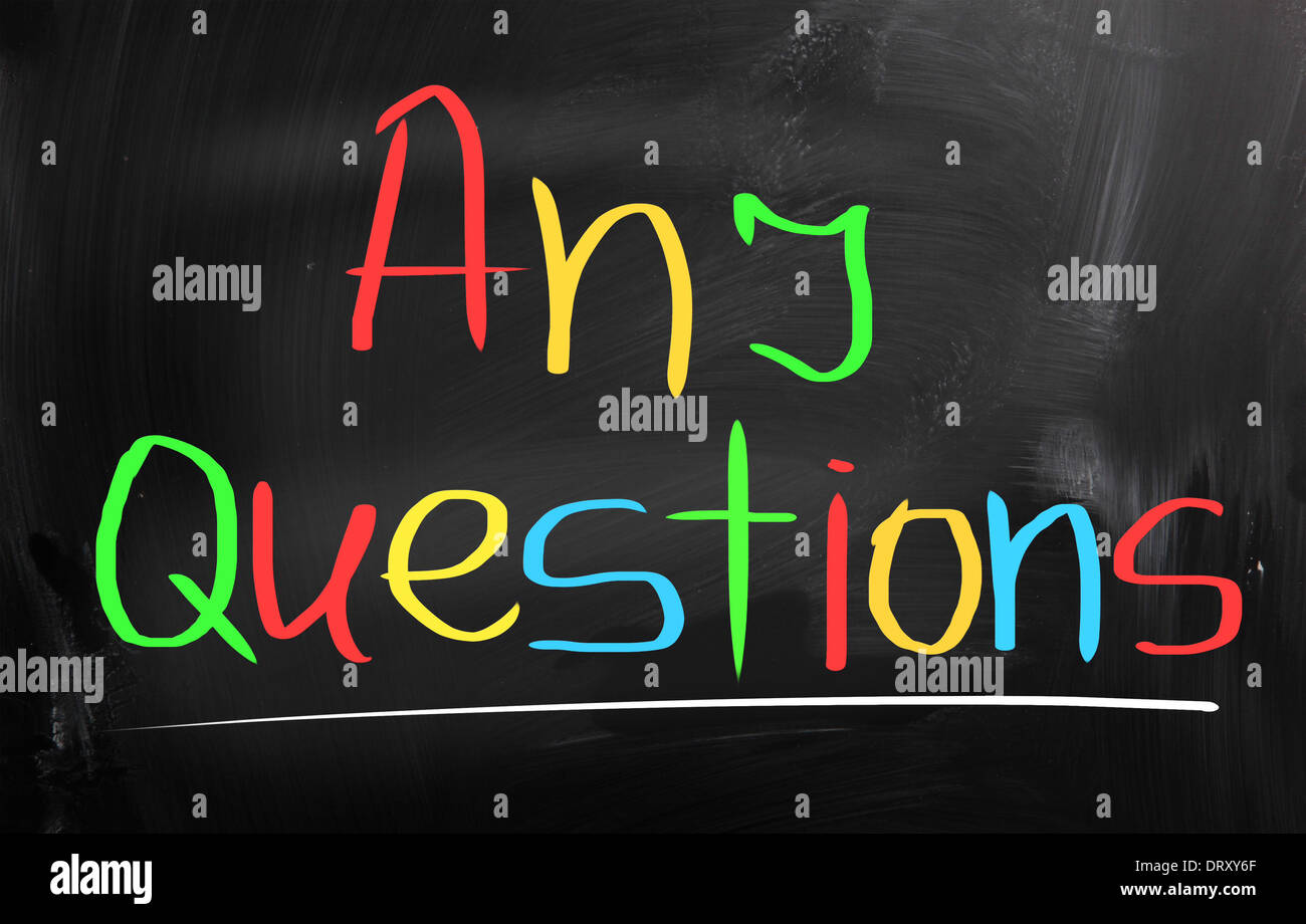 Any Questions Concept Stock Photo - Alamy