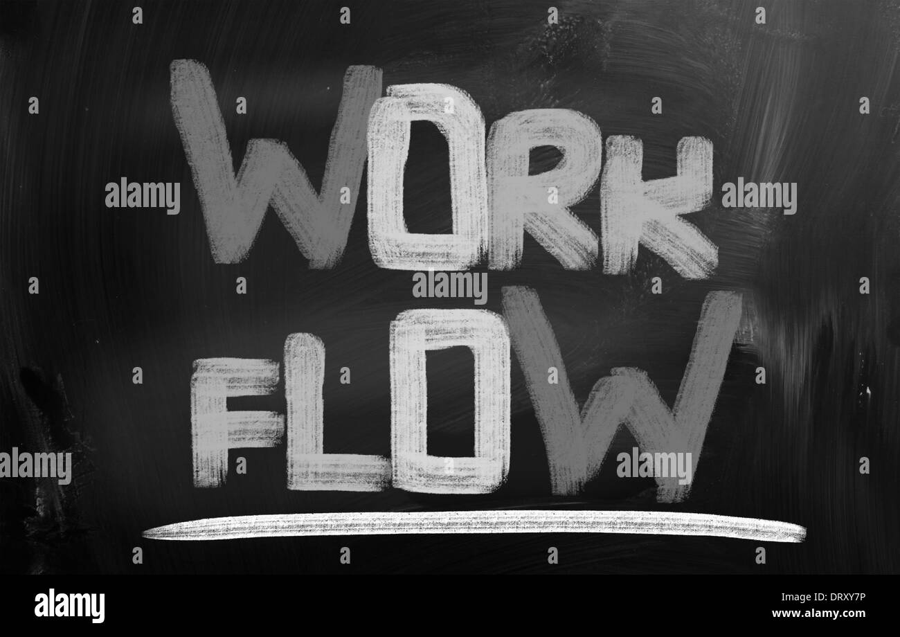 Workflow action Black and White Stock Photos & Images - Alamy