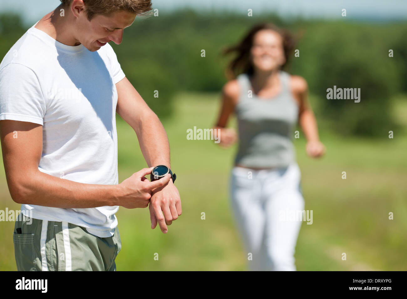 Stopwatch man hi-res stock photography and images - Alamy