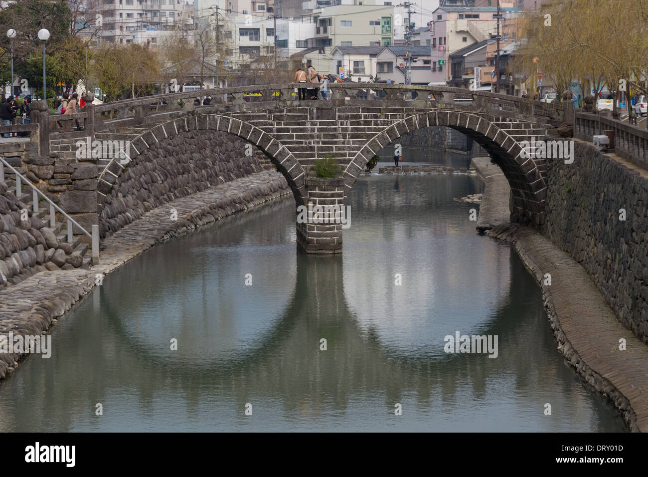 Meganebashi (Spectacles Bridge) in Nagasaki, Japan Stock Photo - Alamy