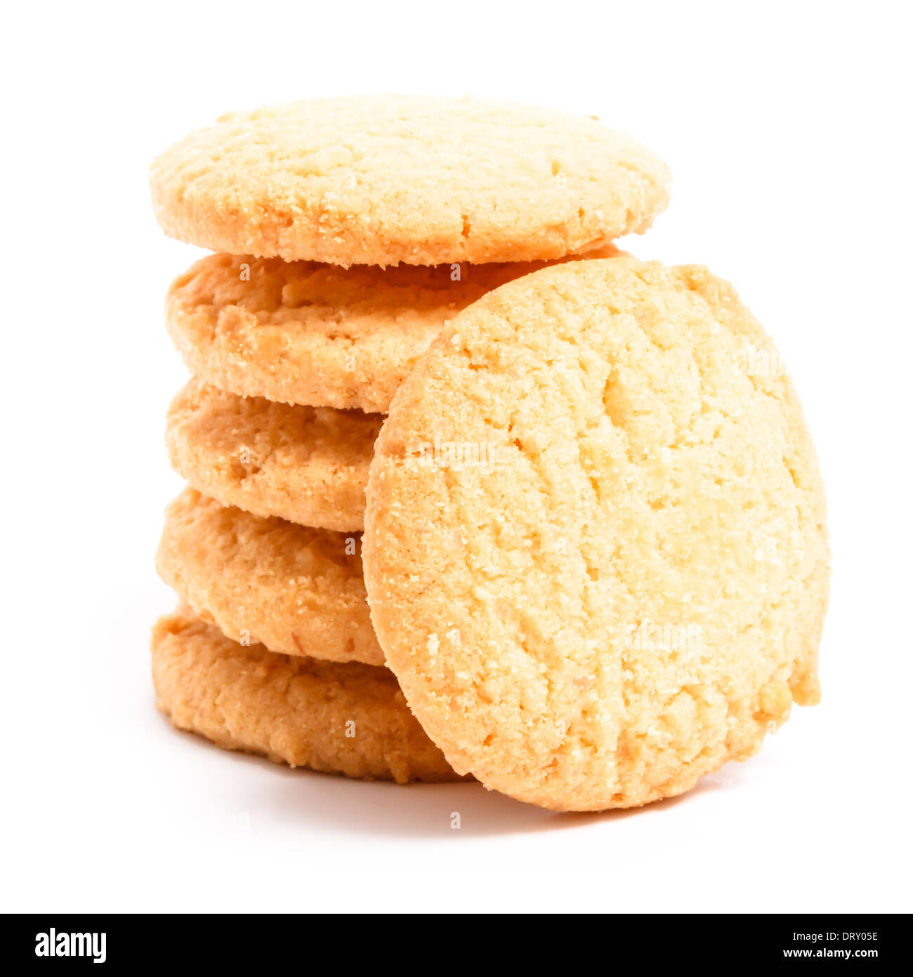 Milk cookies isolated on white background, studio isolated Stock Photo ...
