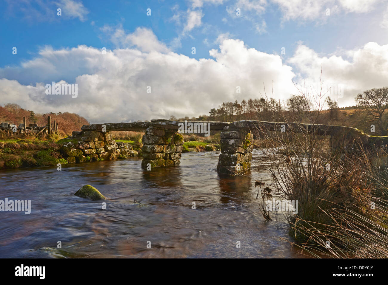 Dartmoor clapper bridge hi-res stock photography and images - Alamy