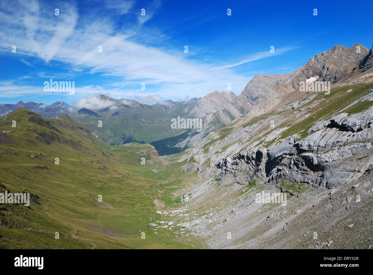Summer view of Pyrenees Stock Photo - Alamy