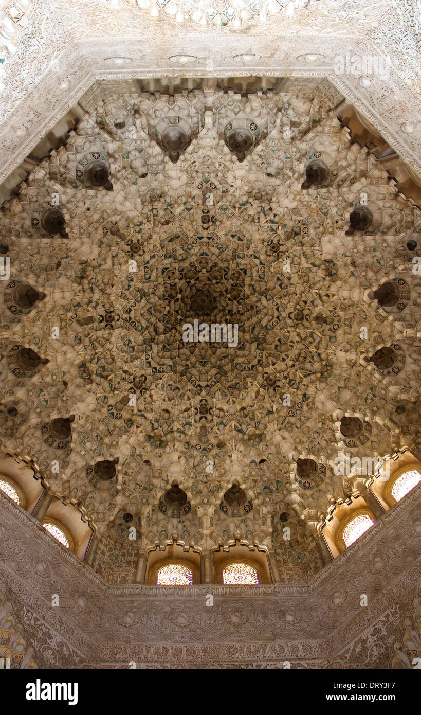 Details of Interior of Alhambra Palace, Granada, Spain Stock Photo - Alamy