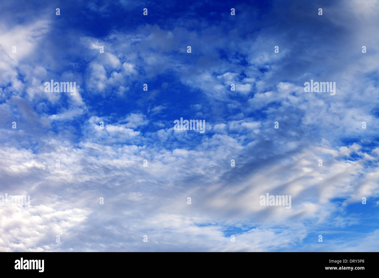 Blue sky with clouds in summer hi-res stock photography and images - Alamy