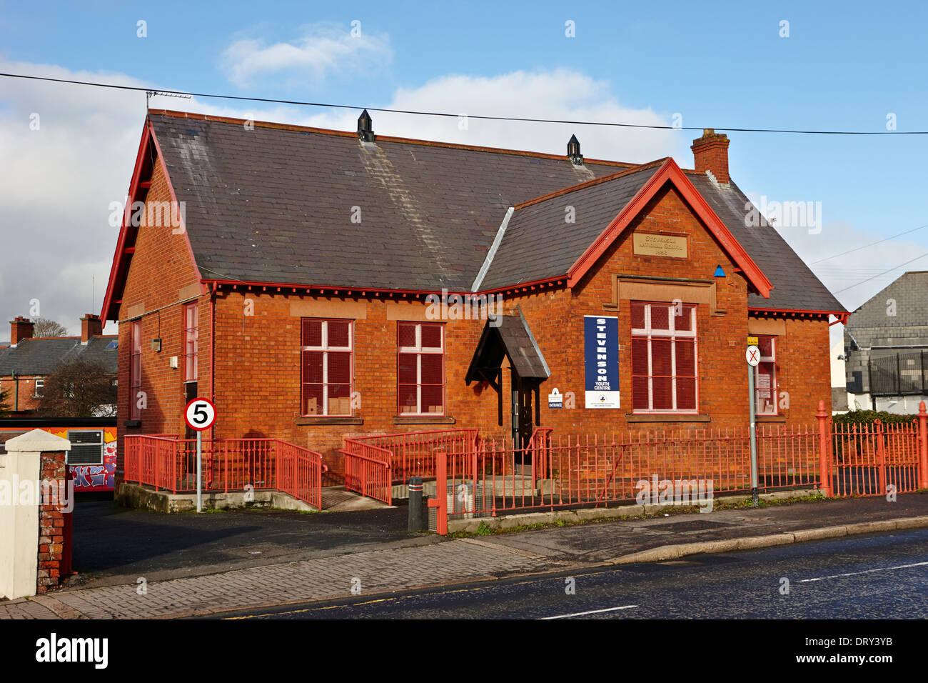 stevenson national school dunmurry belfast uk Stock Photo - Alamy
