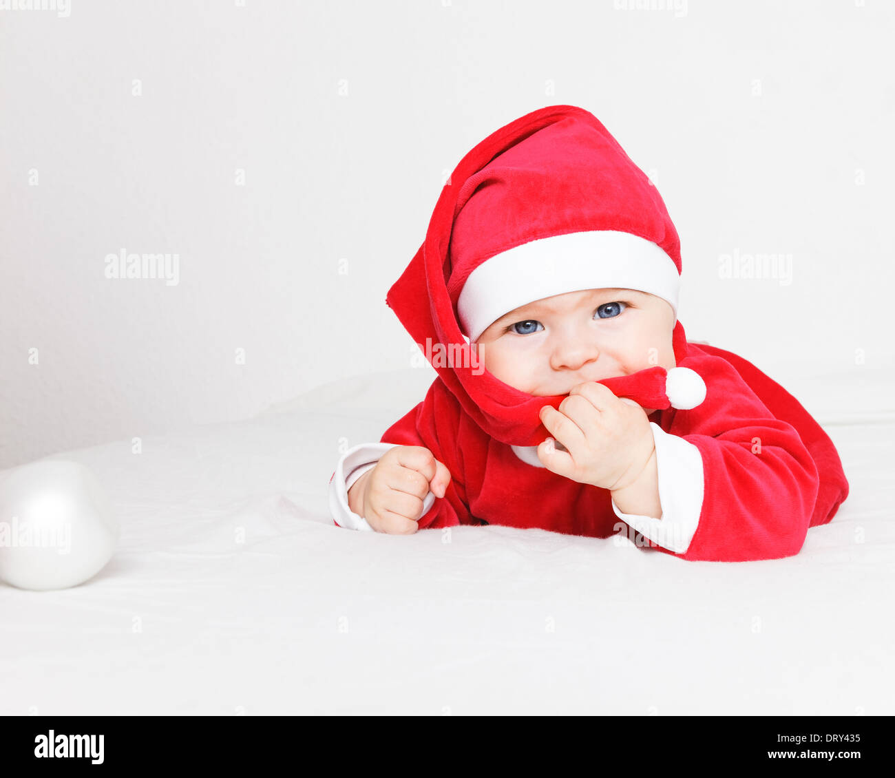 Baby Santa Claus Stock Photo - Alamy