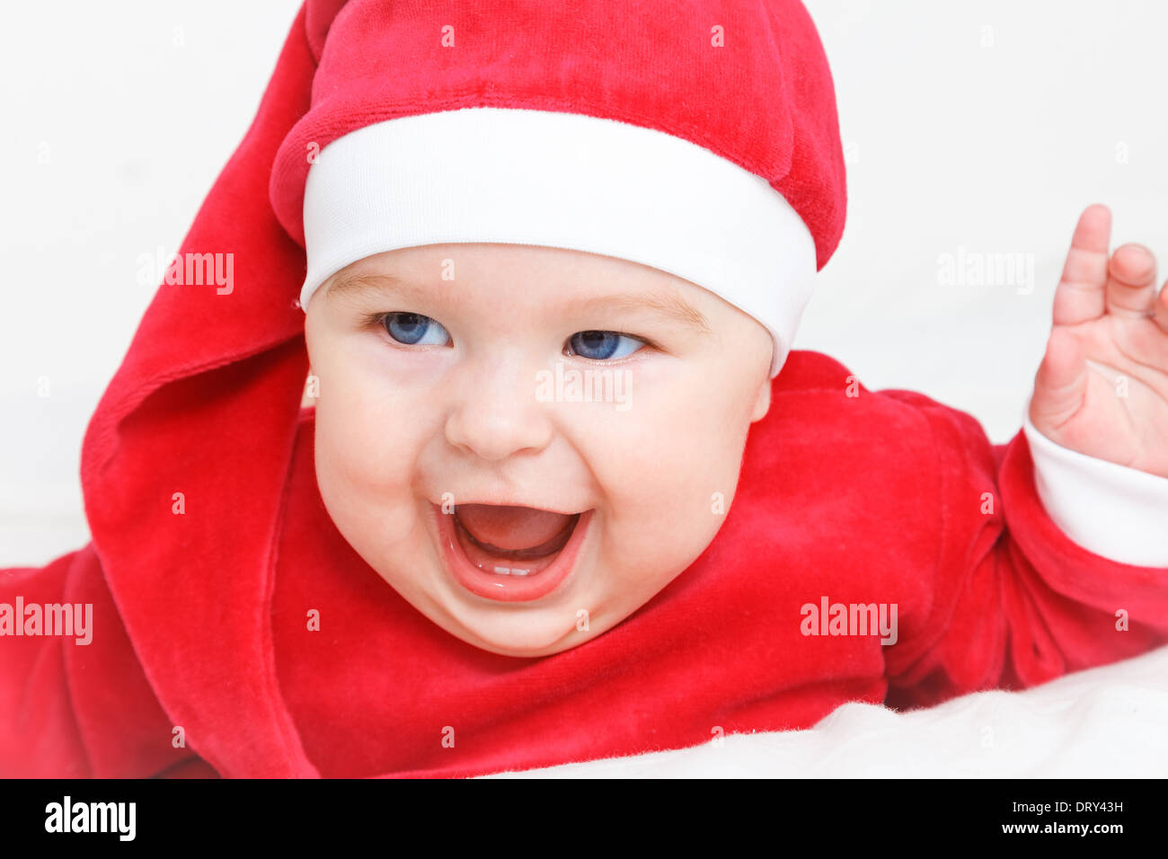 Baby Santa Claus Stock Photo - Alamy
