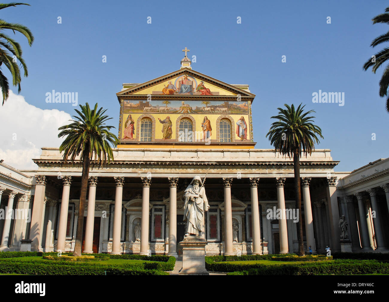 St paul's basilica rome hi-res stock photography and images - Alamy
