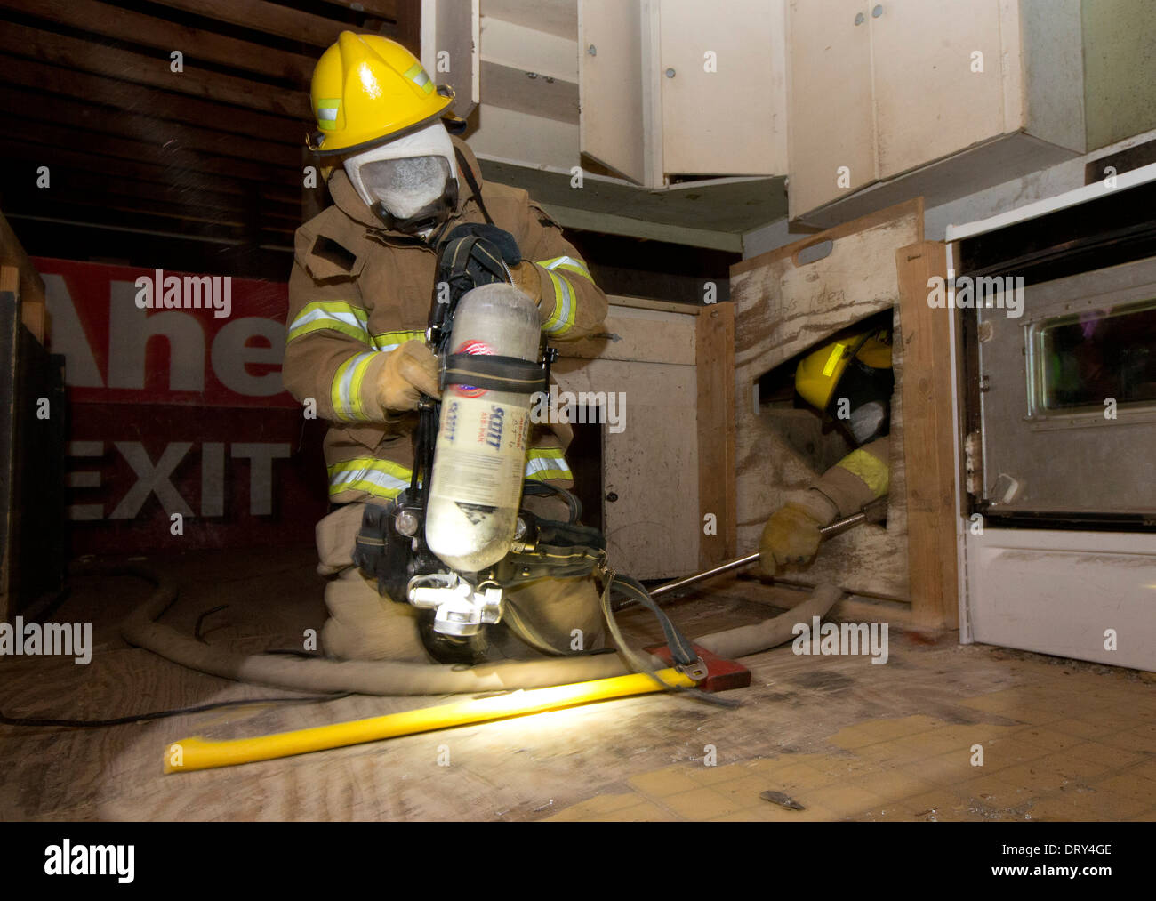 High school fire academy students hi-res stock photography and images ...