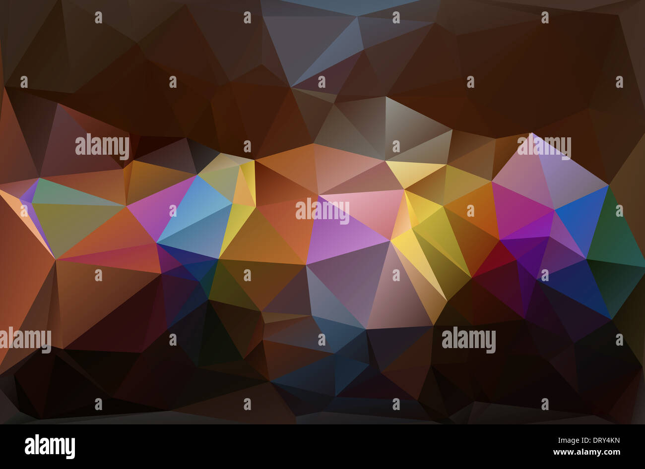 vector illustration of triangle background Stock Photo - Alamy