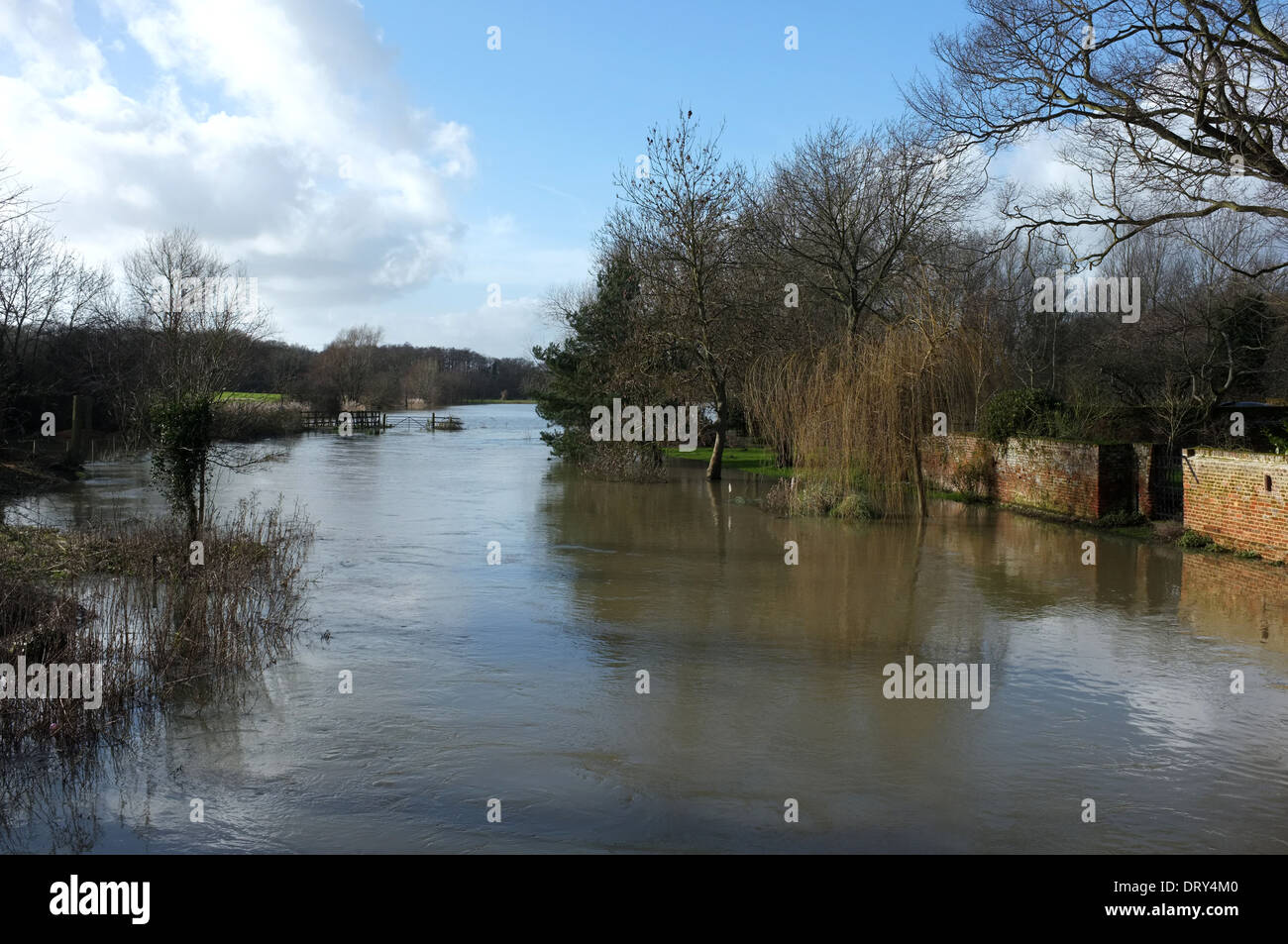 the river stour a view from the town of fordwich in the city of ...