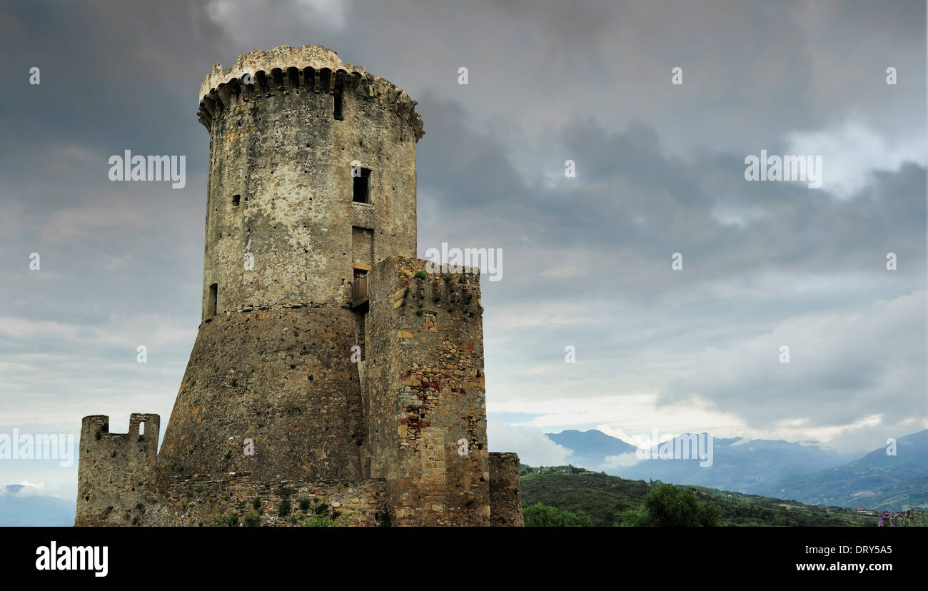 fortress in Velia, Italy Stock Photo - Alamy