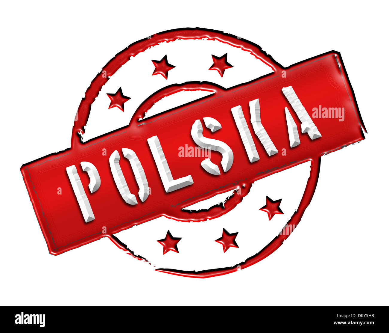 Poland - Stamp Stock Photo - Alamy