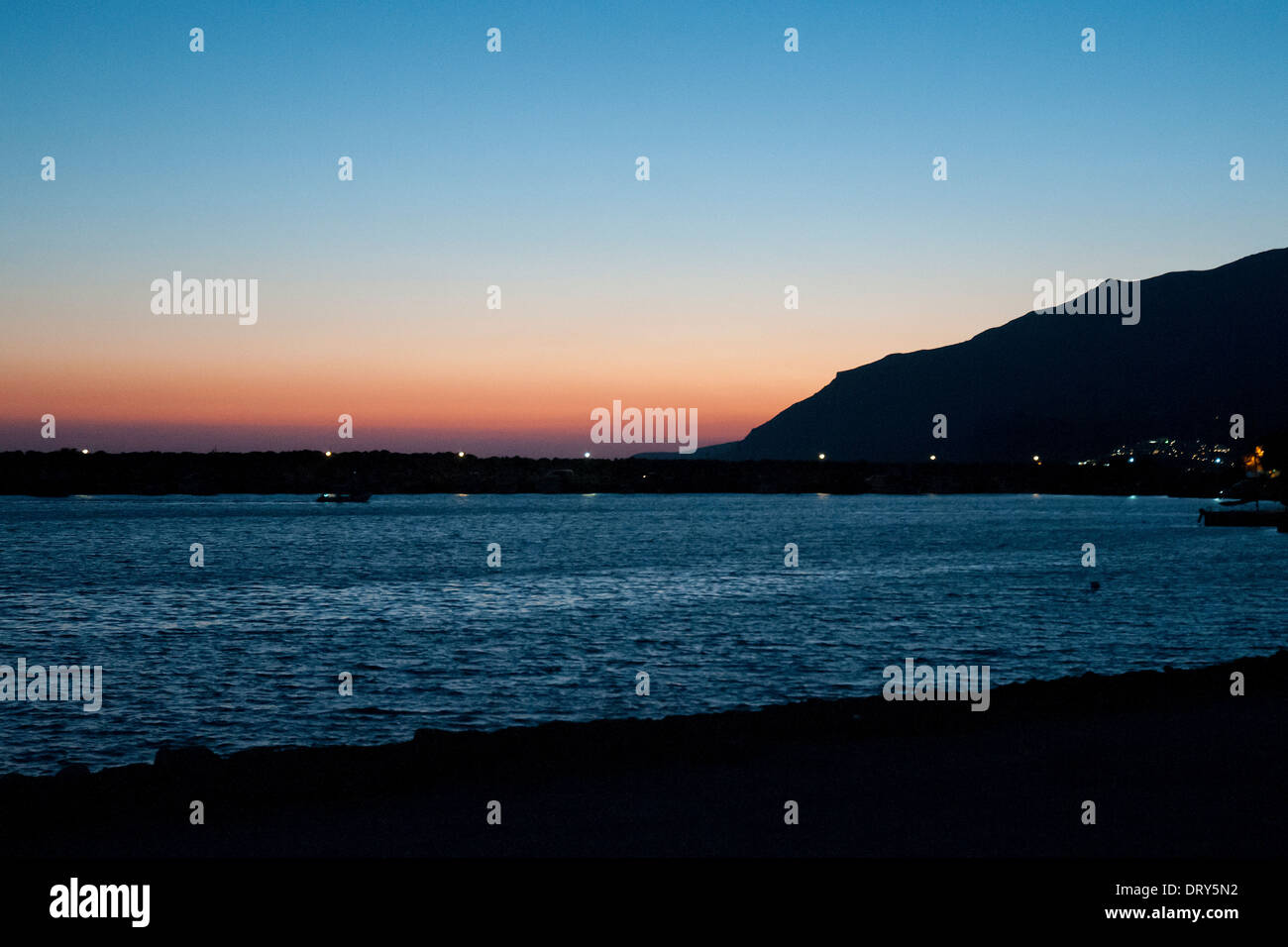 Crete red sun hi-res stock photography and images - Alamy