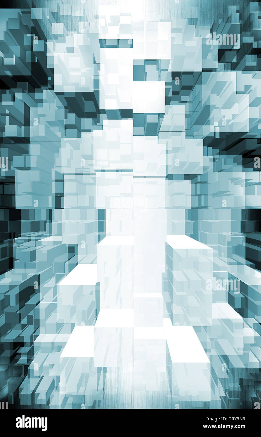 Abstract data flow Stock Photo - Alamy