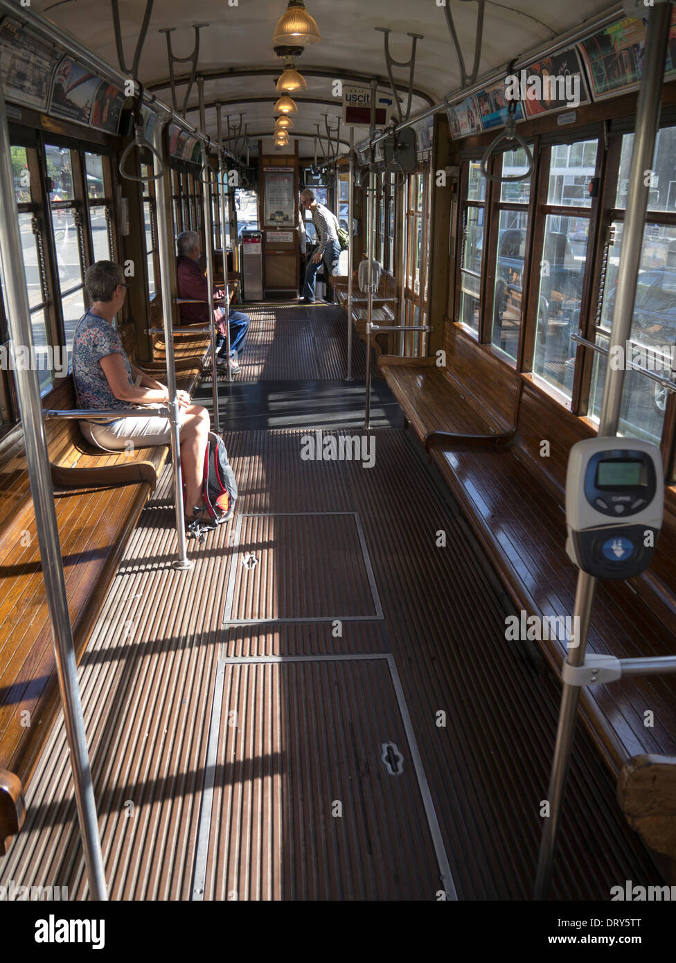 Streetcar interior hi-res stock photography and images - Alamy