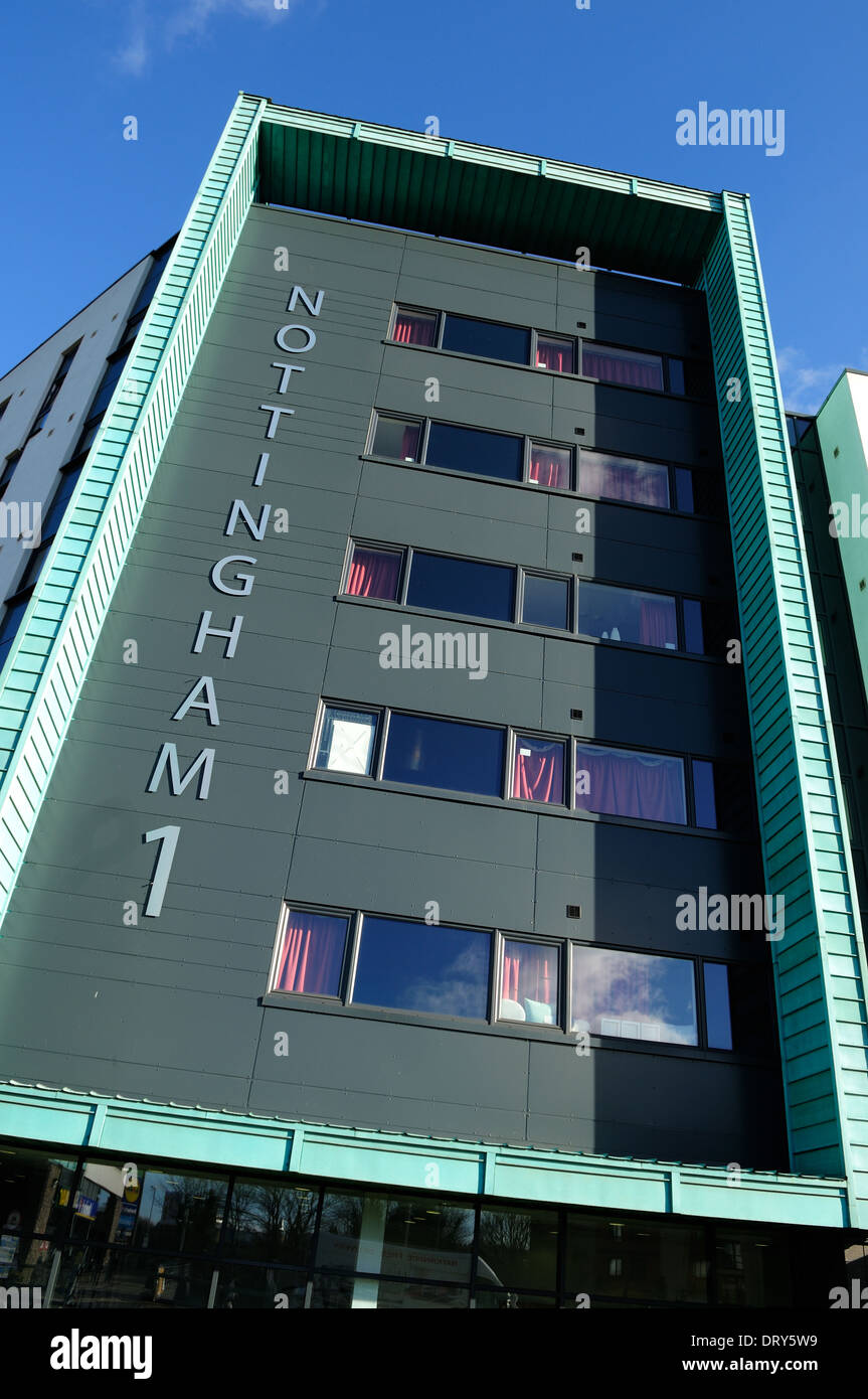 Nottingham 1 Campus Student Accommodation Stock Photo - Alamy