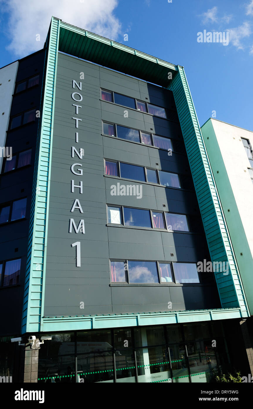 Nottingham 1 Student Accommodation For University Stock Photo - Alamy