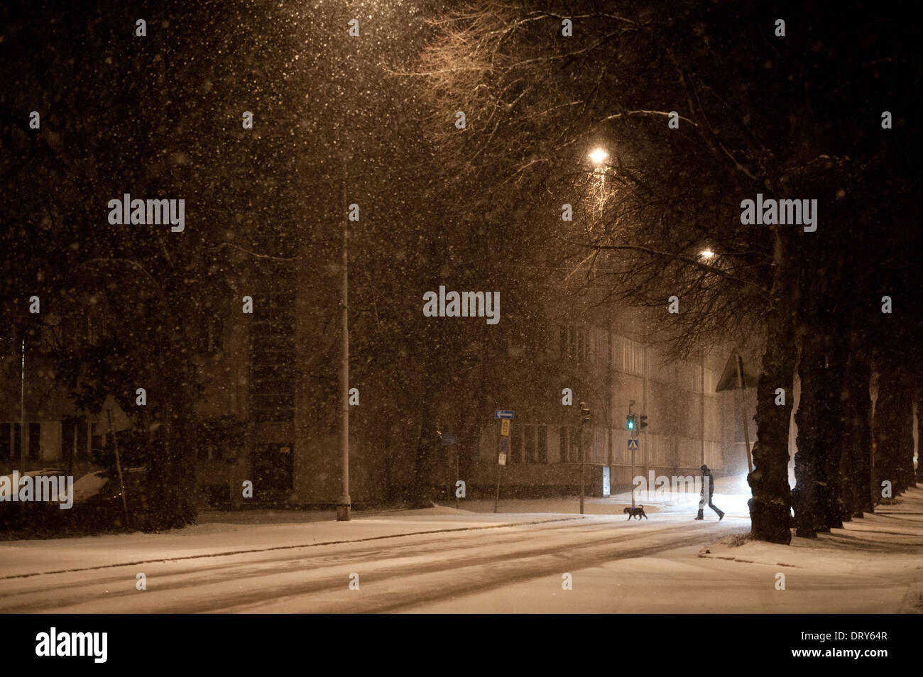 Helsinki Snowstorm High Resolution Stock Photography and Images - Alamy