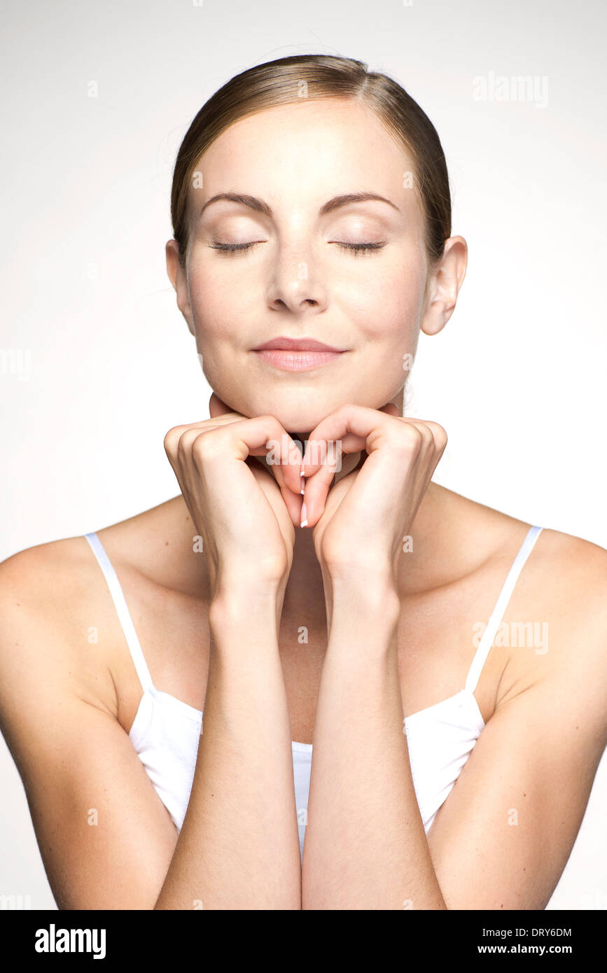 Young woman contemplating hi-res stock photography and images - Alamy