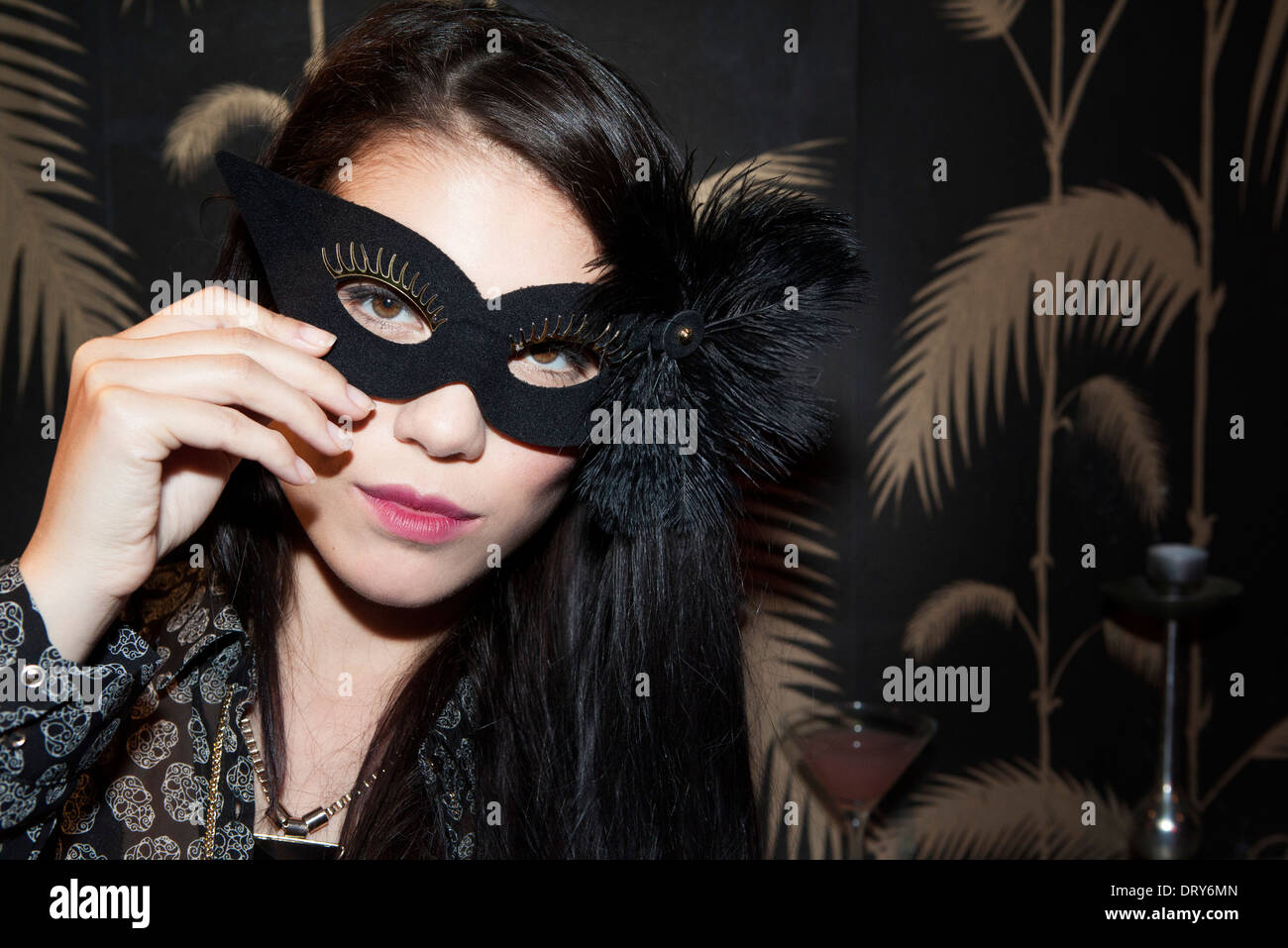 Young woman wearing festive party hi-res stock photography and images ...