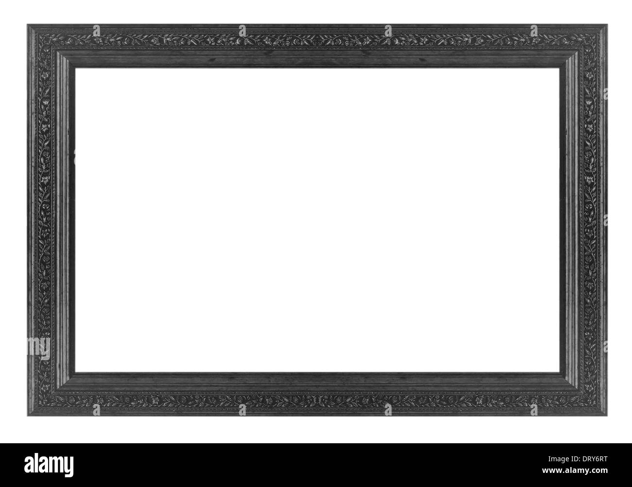 Old Antique Black frame Isolated Decorative Carved Wood Stand Antique ...