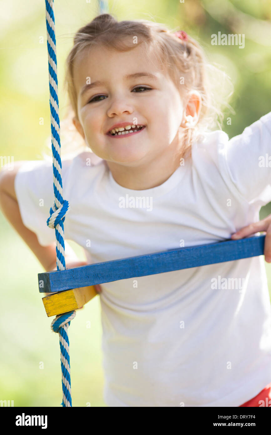 Girls playing on jungle gym hi-res stock photography and images - Alamy