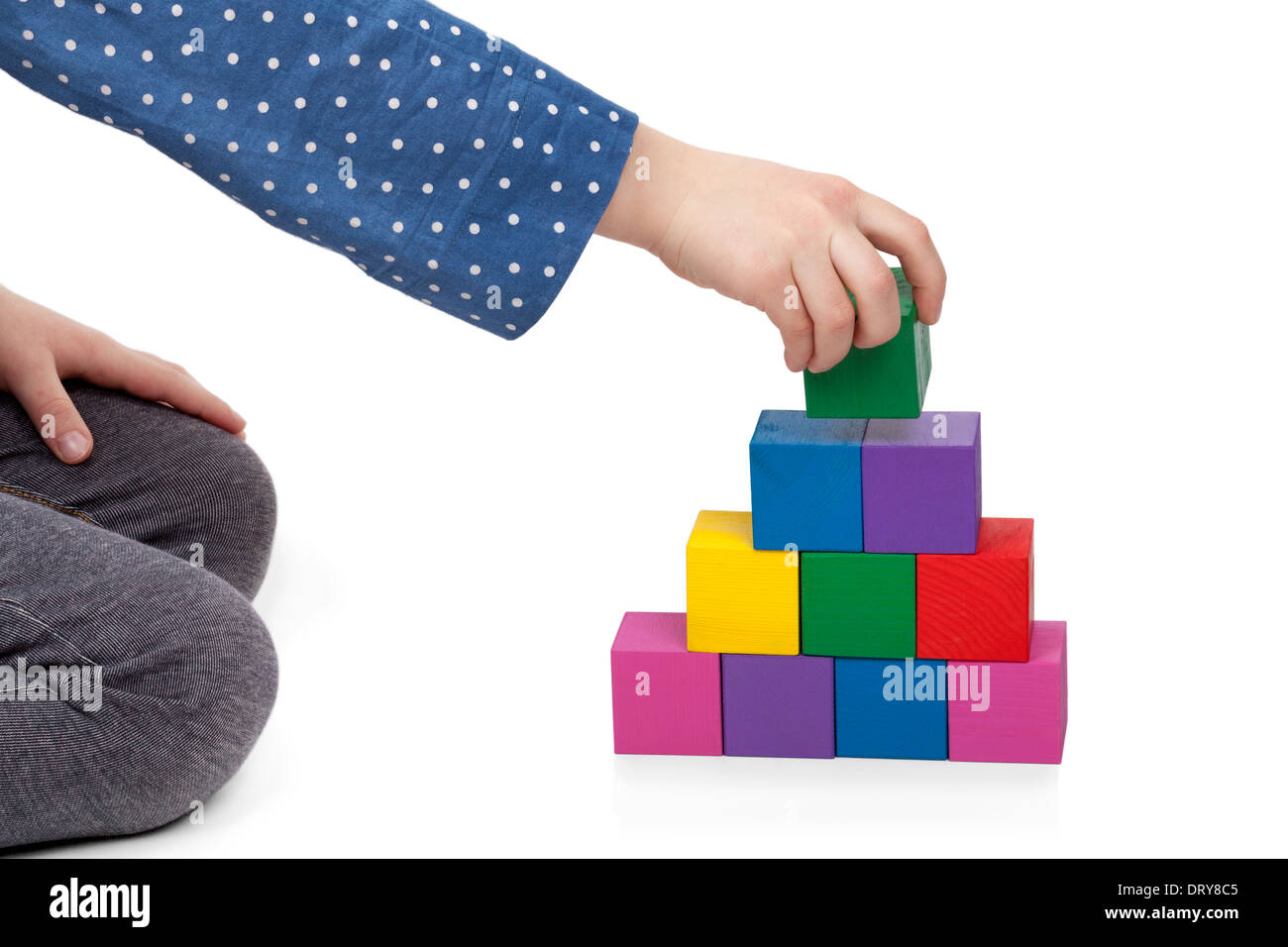 Building tower blocks child hi-res stock photography and images - Alamy
