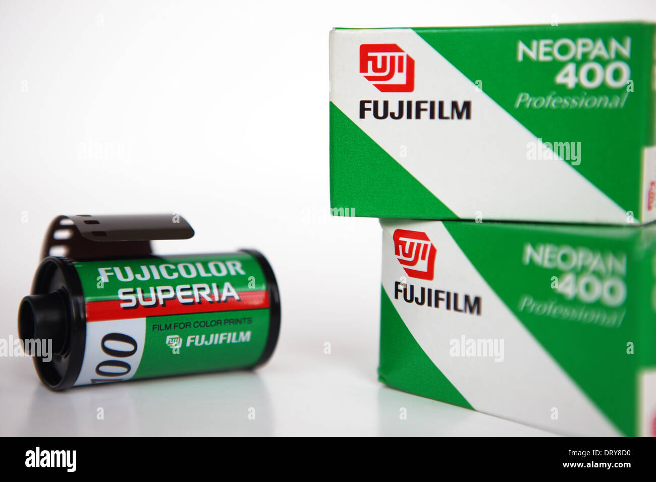 Rolls of 35mm film by Fuji Stock Photo - Alamy