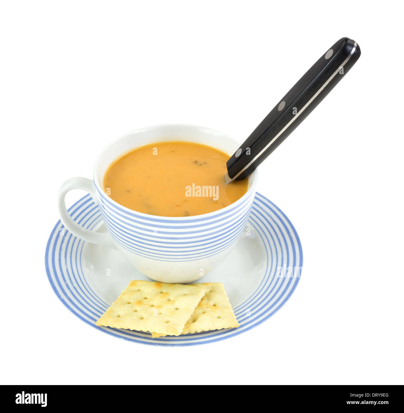 Soup crackers hi-res stock photography and images - Alamy