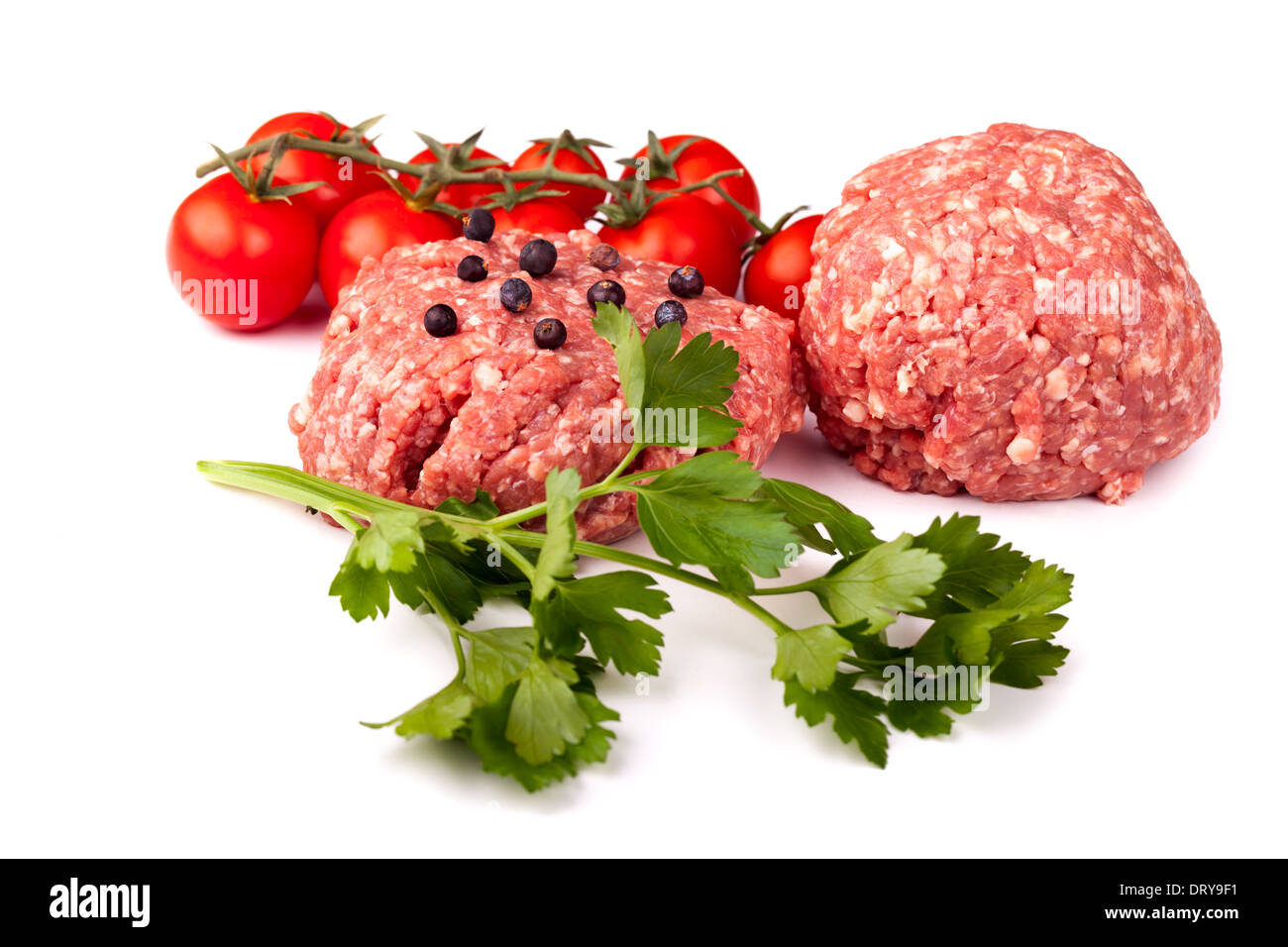 Mince beef ground meat Cut Out Stock Images & Pictures - Alamy
