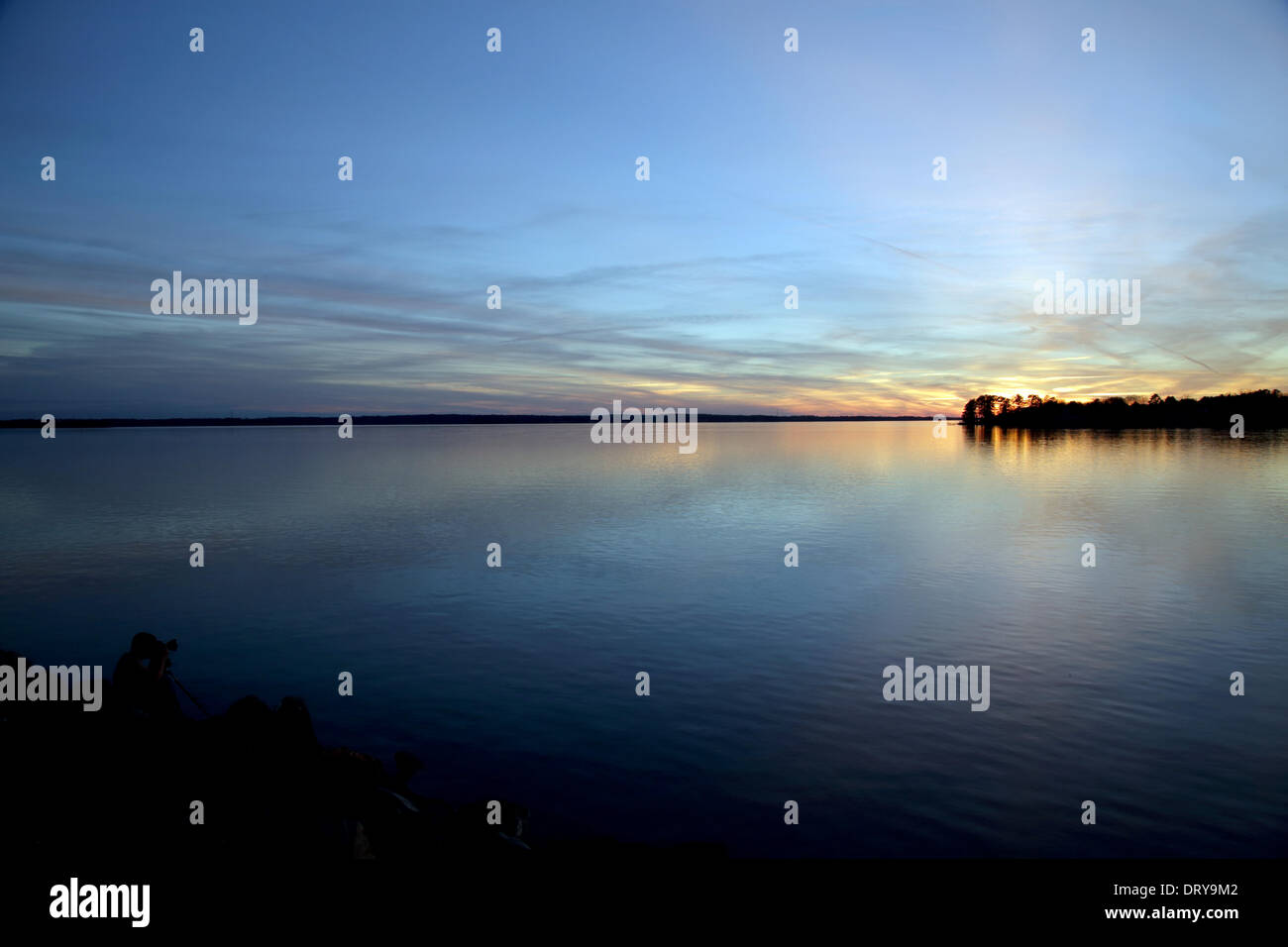 Sunset, Lake Murray, Columbia, SC photos by Catherine Brown Stock Photo ...