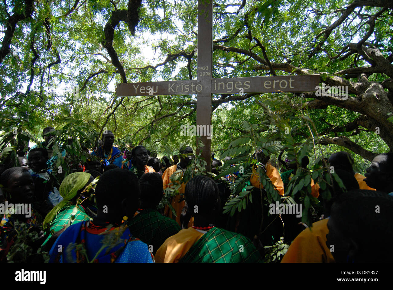 UGANDA Karamoja , Karimojong a pastoral tribe , people celebrate ...