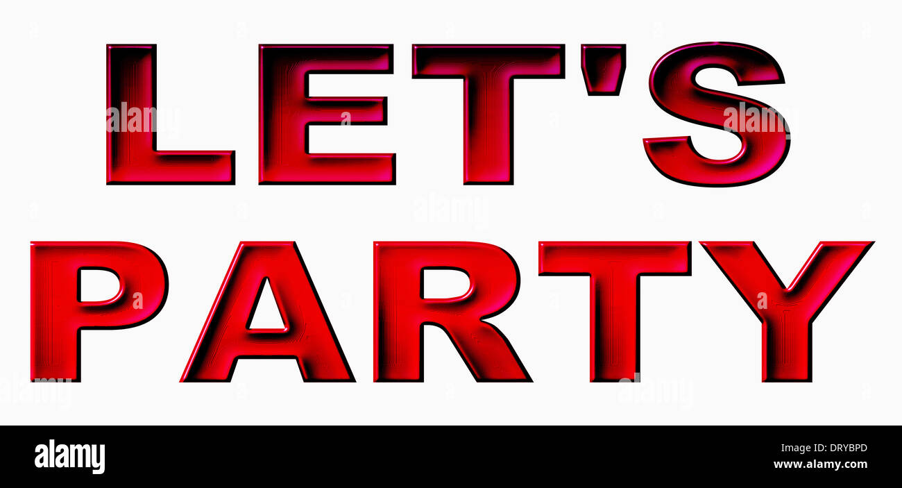 Girls fun party Cut Out Stock Images & Pictures - Alamy