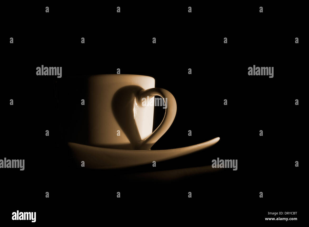 Coffee cup in shadow hi-res stock photography and images - Alamy