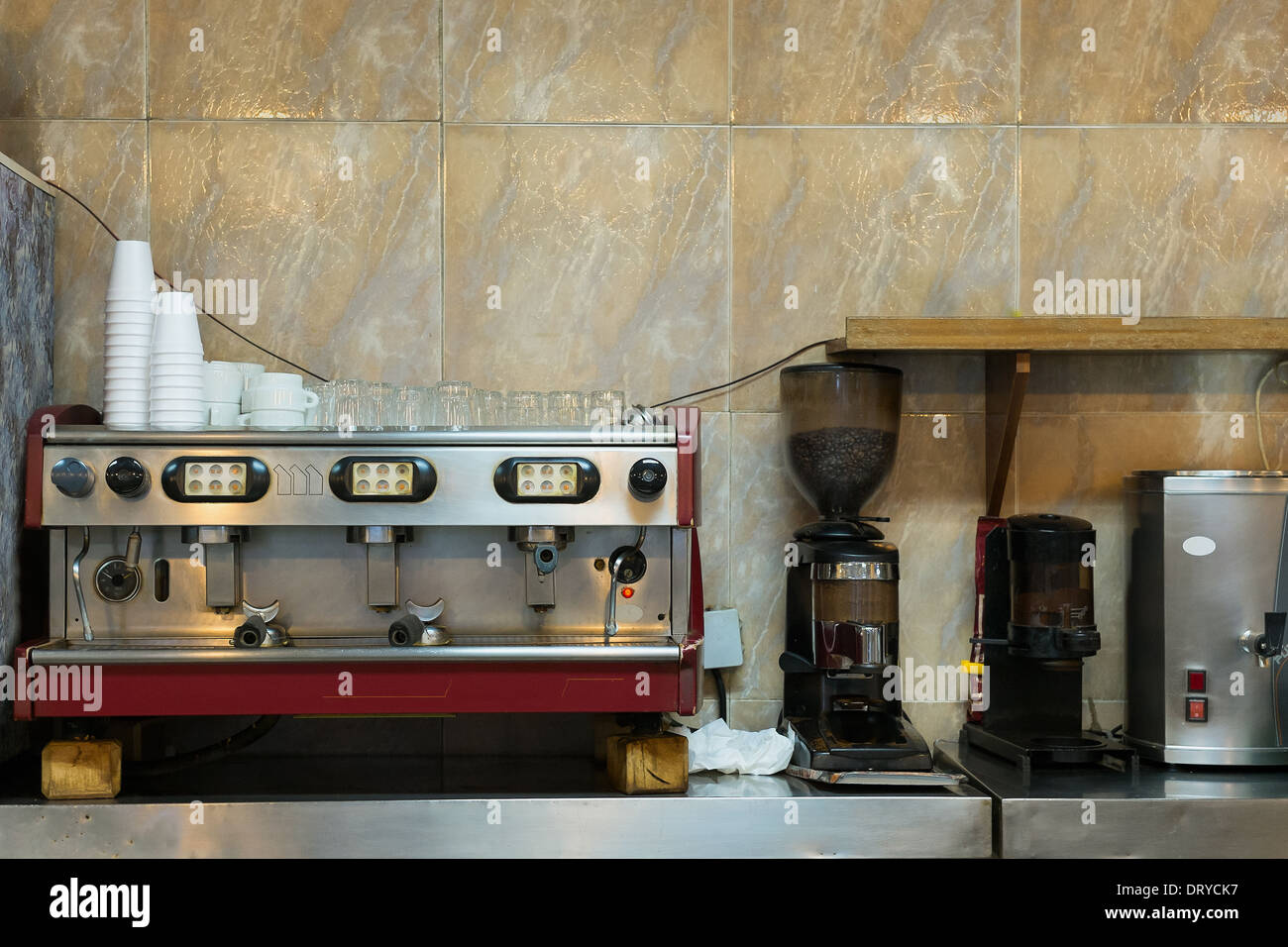 Professional coffee machine hi-res stock photography and images - Alamy