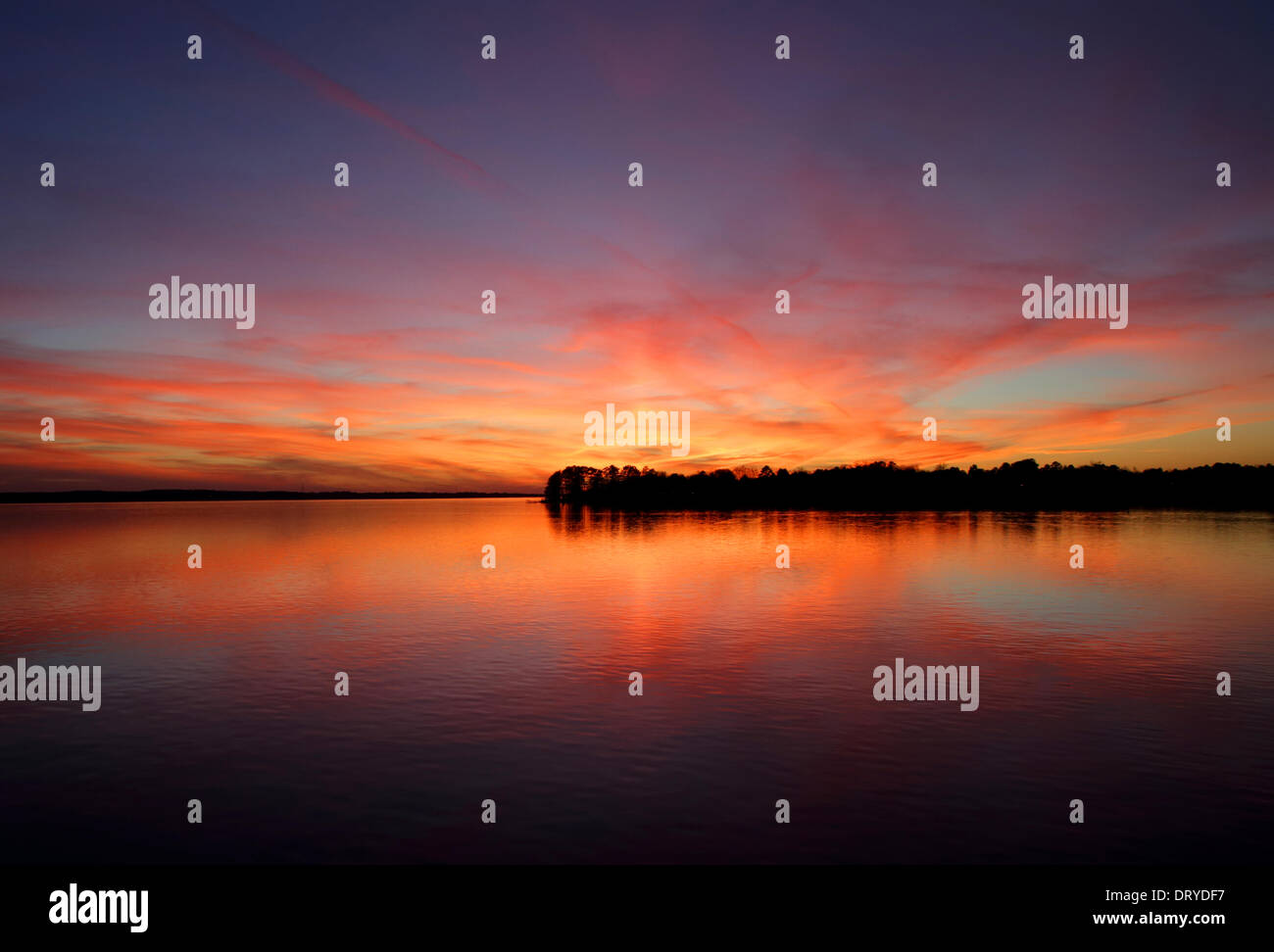 Sunset, Lake Murray, Columbia, SC photos by Catherine Brown Stock Photo ...