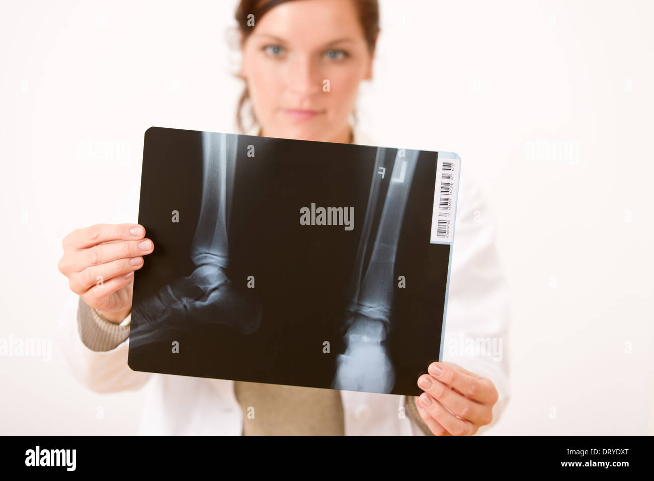 Female doctor holding x-ray Stock Photo - Alamy
