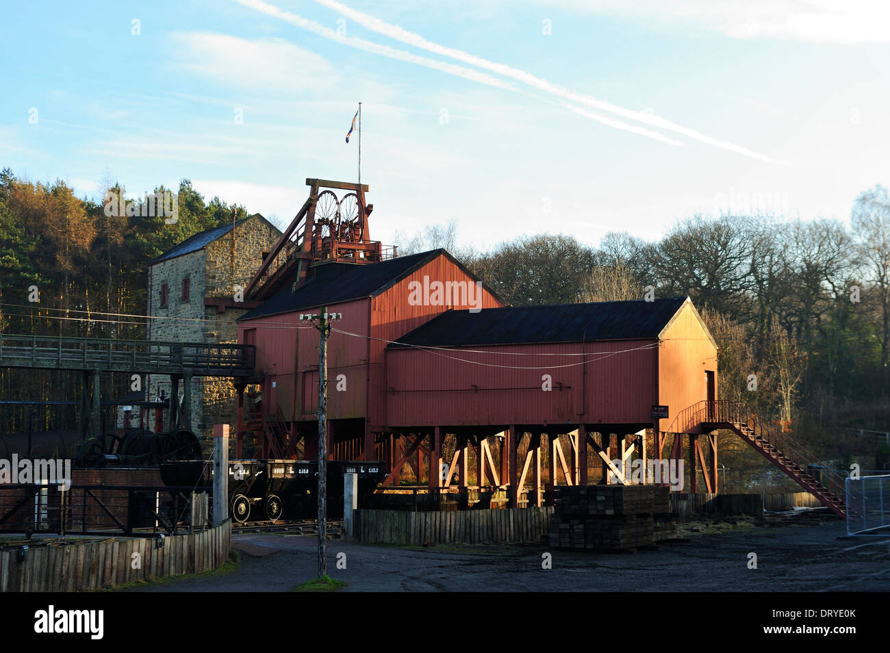 The Colliery Yard - Beamish Open Air Museum, County Durham, England ...