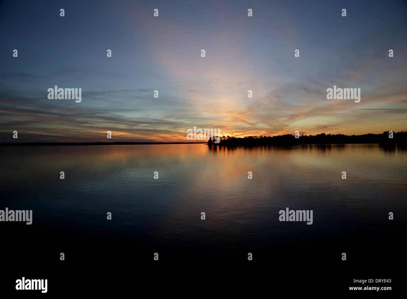 Sunset, Lake Murray, Columbia, SC photos by Catherine Brown Stock Photo ...