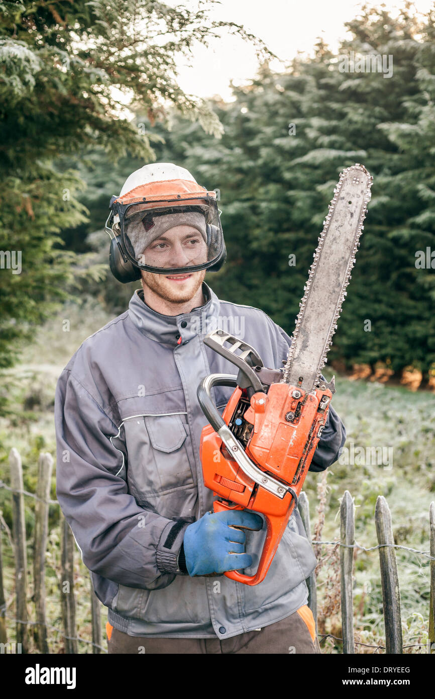 Professional gardener man working garden hi-res stock photography and ...