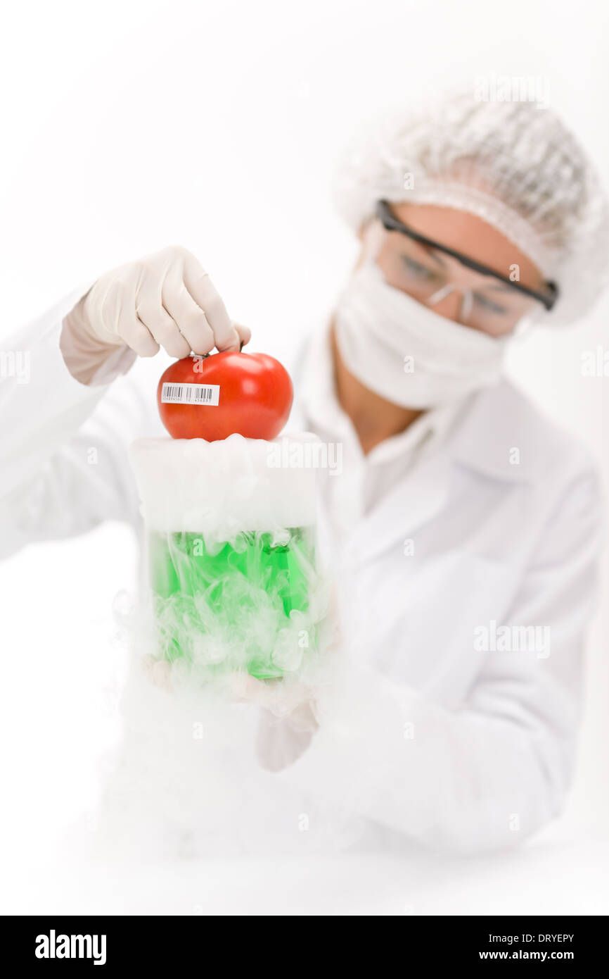 Genetic engineering - scientist in laboratory Stock Photo - Alamy